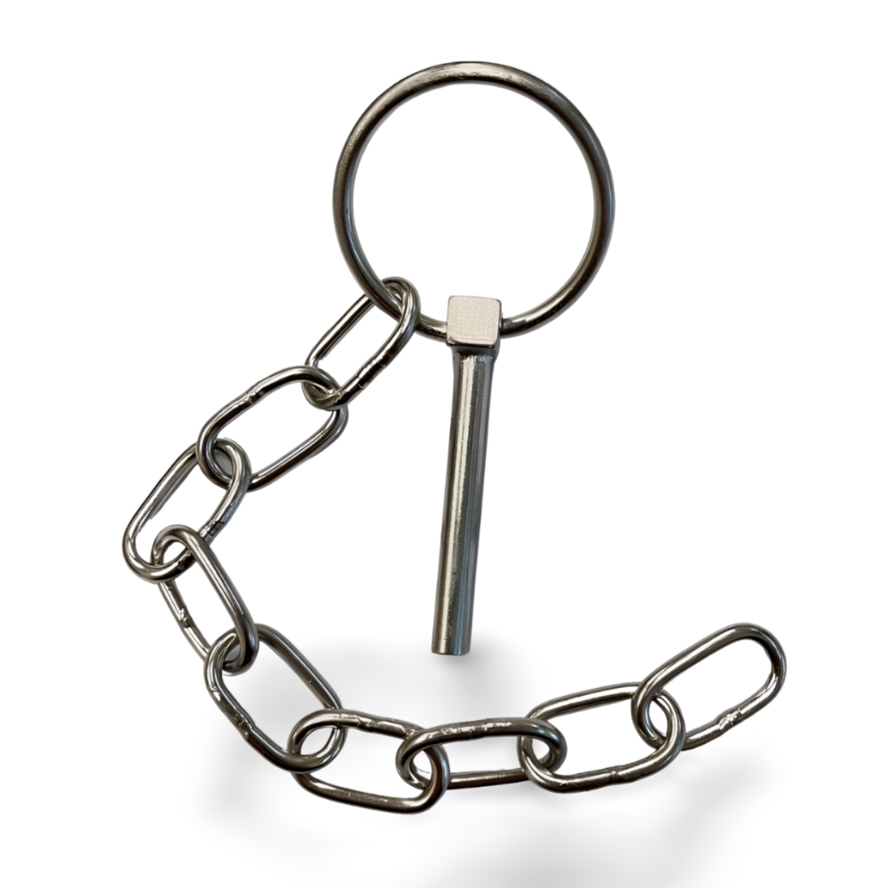 Klappsplint mit Kette - Edelstahl, 7,99